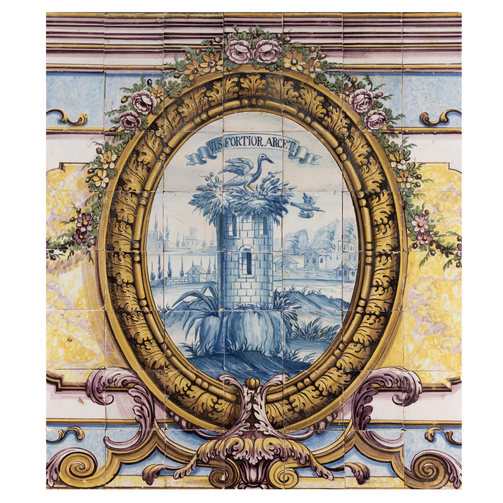 Neoclassical Marian Panel - D'Orey Tiles